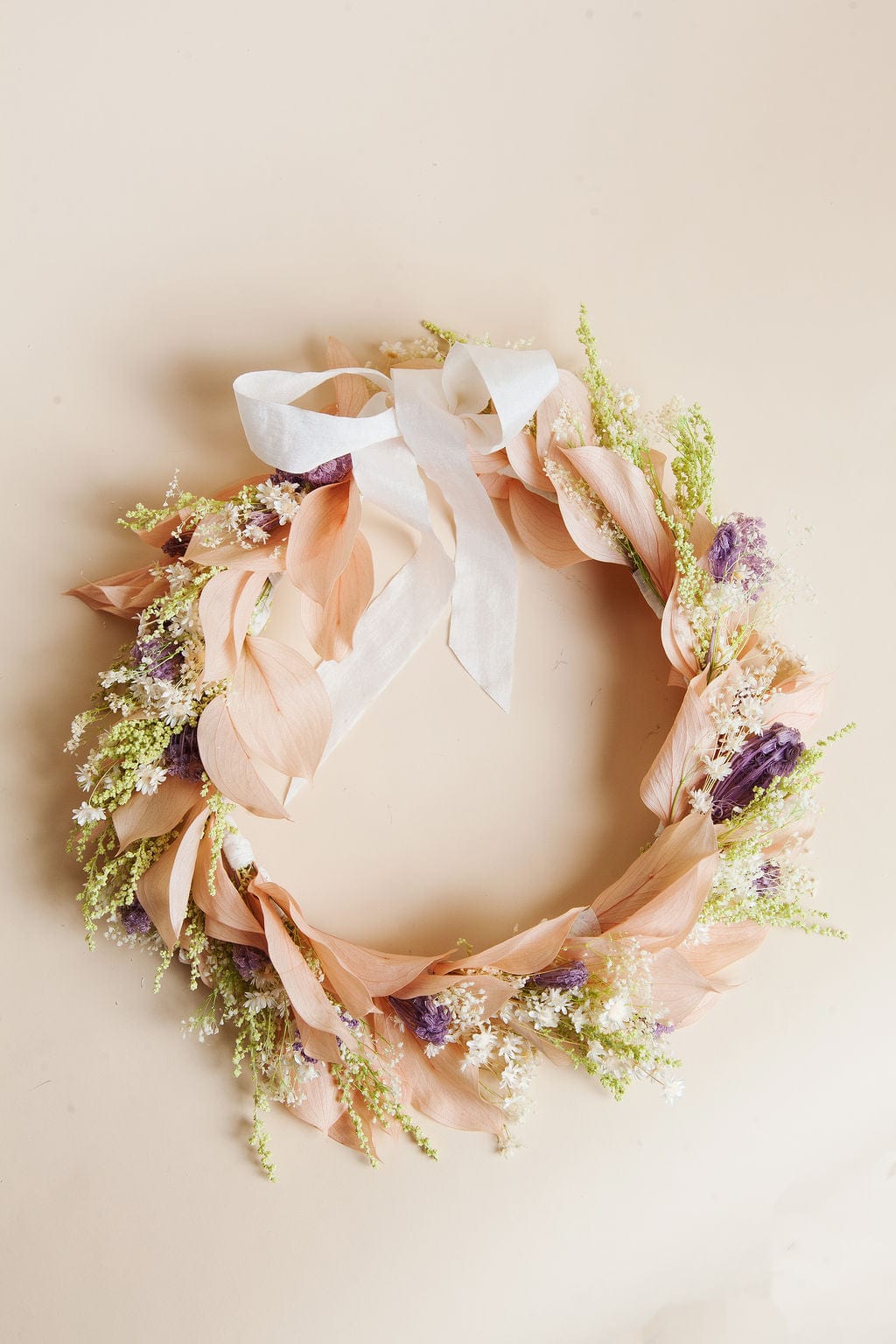 Custom Dried Bridal Flower Crown : Everlasting Wedding Flowers ...